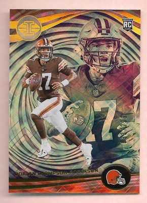 DORIAN THOMPSON ROBINSON 2023 PANINI ILLUSIONS SP ROOKIE RC CARD #'D ...