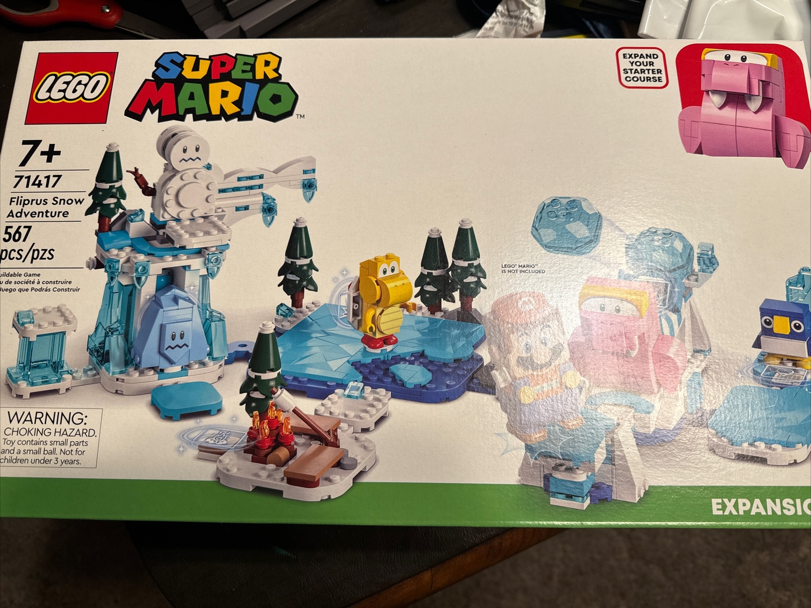 LEGO SUPER MARIO: Fliprus Snow Adventure Expansion Set (71417 ...