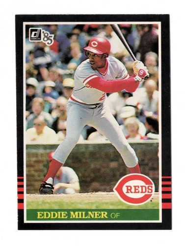 1985 Donruss Eddie Milner Cincinnati Reds #428 Excellent | eBay