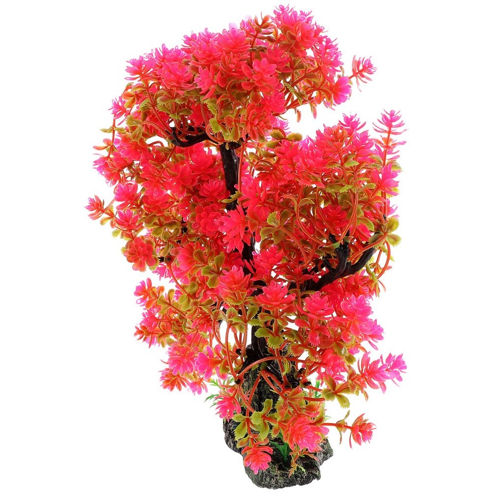 Aquarium Tree Decoration Resin Plastic Tree Ornament Fish Tank ...