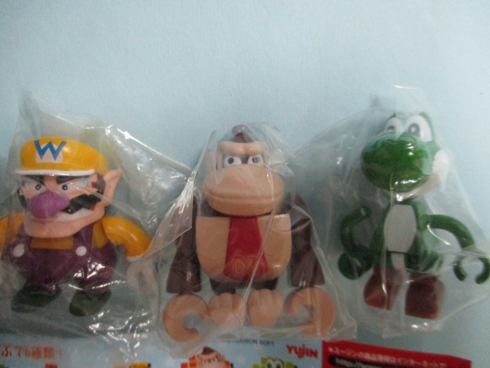 Yujin Nintendo Super Mario Kubrick Gashapon Figure Yoshi Wario Luigi ...