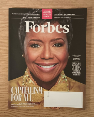 Forbes Magazine Cover Page