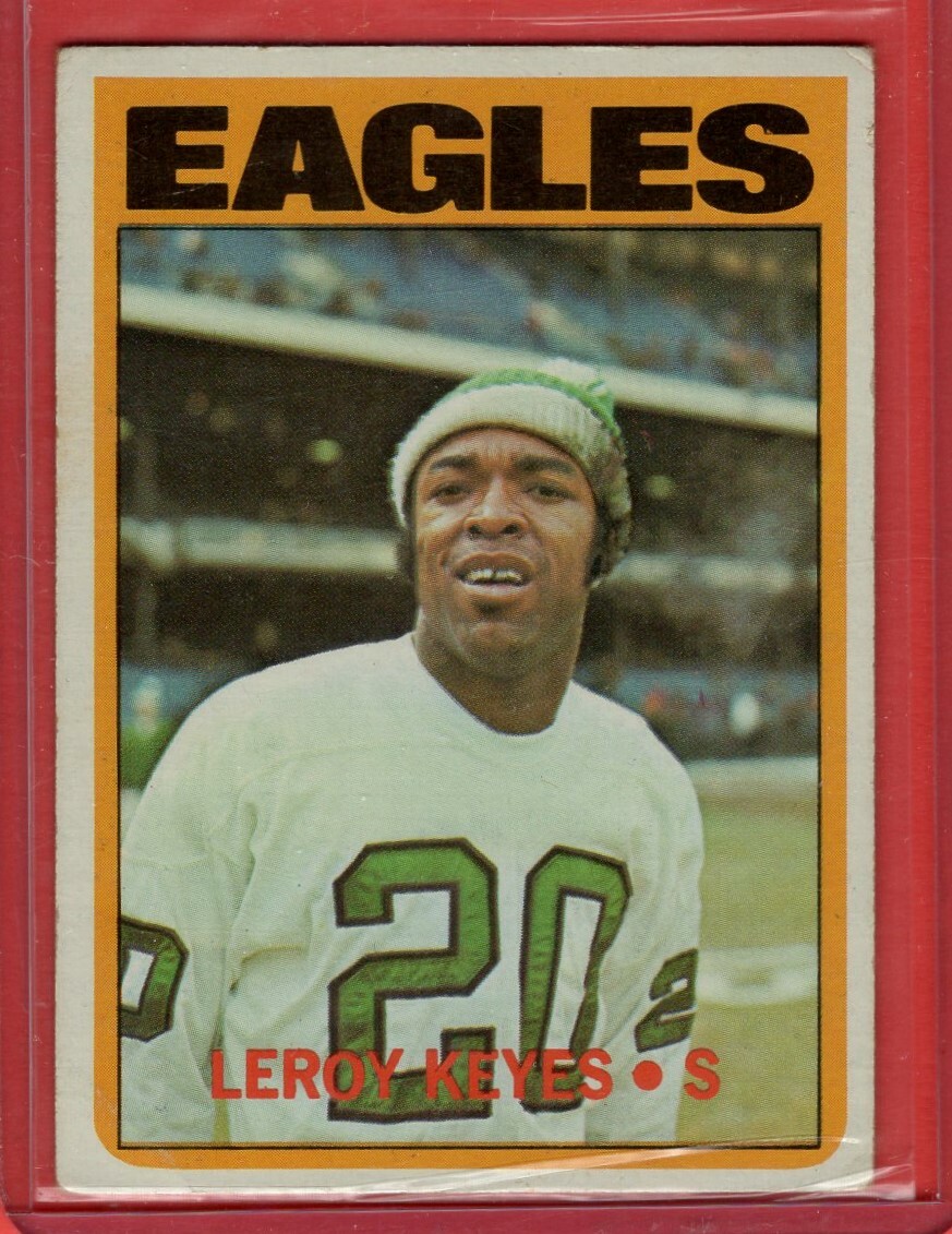 1972 Topps # 201 Leroy Keyes -- Eagles -- Box 724-362 | eBay