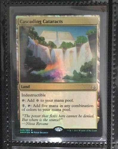MTG - 1 X *FOIL* CASCADING CATARACTS - AMONKHET - MINT CONDITION | eBay ...