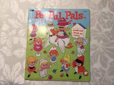 Vintage PeePul Pals Sticker Fun 1967 Western Publishing | eBay