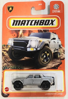 2024 Matchbox 1989 Lamborghini LM002 96/100 Silver Lambo Off Road SUV ...