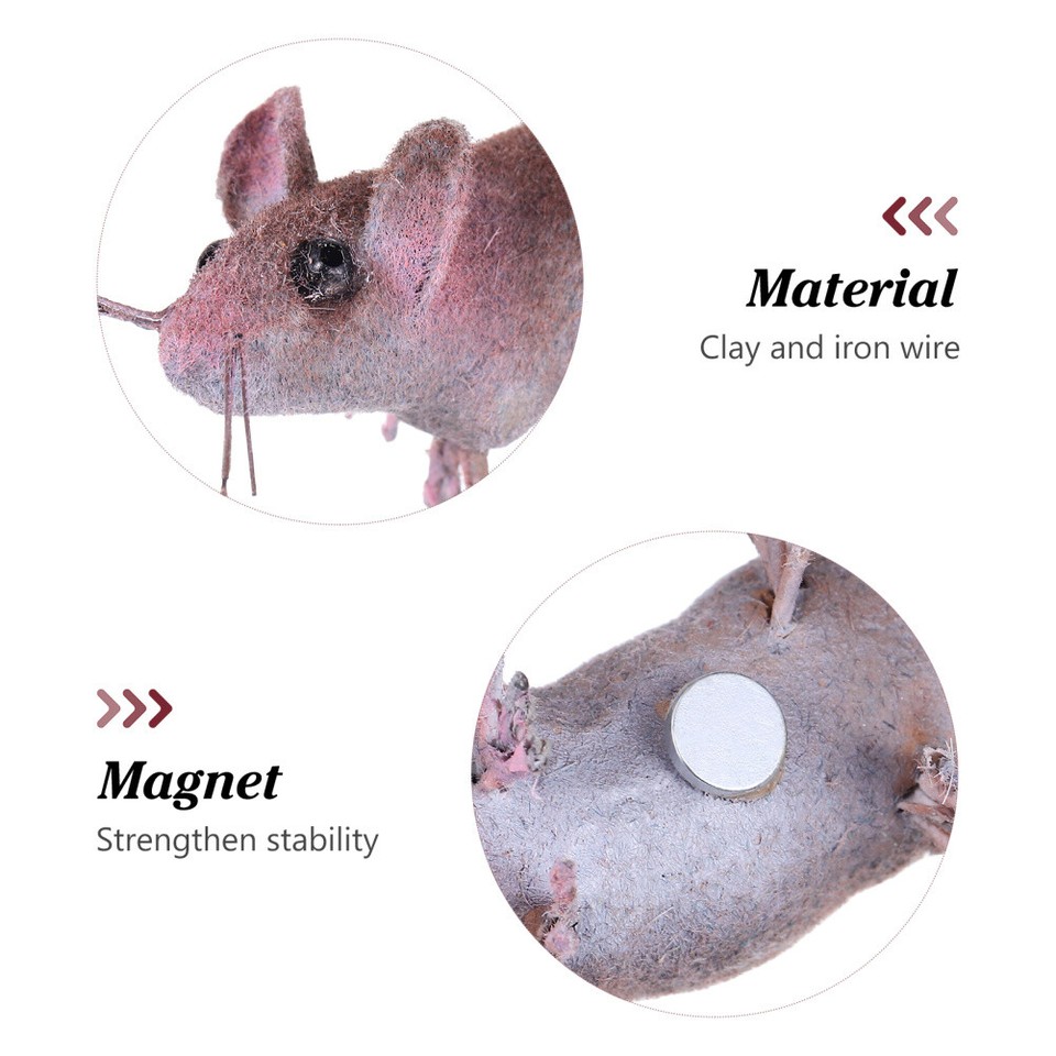 5Pcs Mini Simulation Mice Decoration Realistic Mice Ornaments | eBay