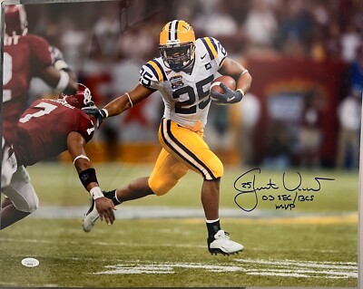 LSU Tigers Justin Vincent Signed/Inscribed 16x20 with JSA COA | eBay