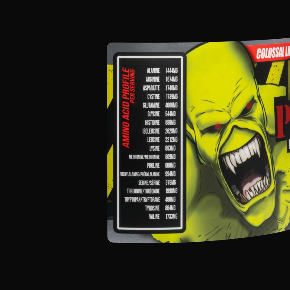 Colossal Labs Whey Protein Powder 12lb 162 Servings Muscle Mass Gain ...