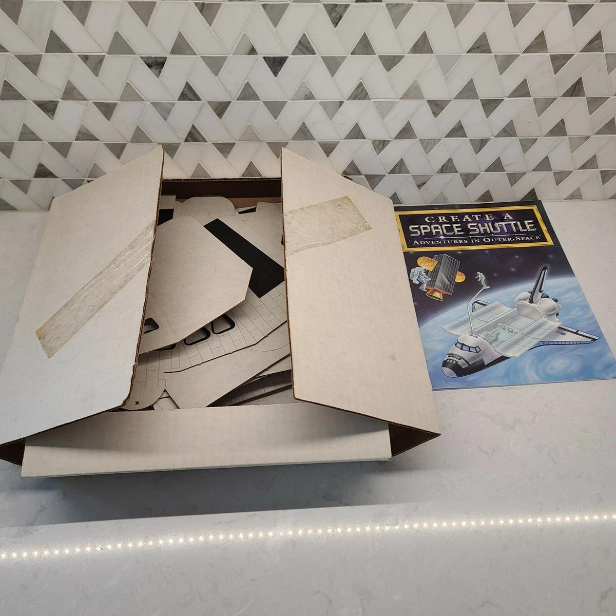 Cardboard Space Shuttle Inside