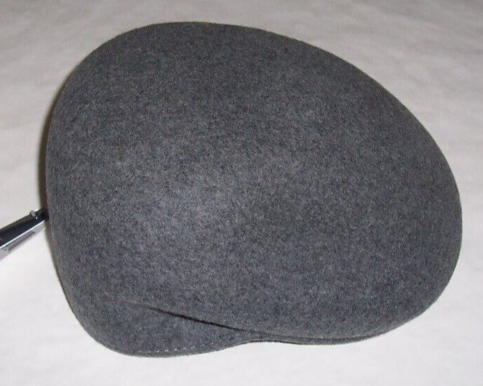 NWT Pendleton CHARCOAL GRAY MIX 100% Wool Driving Cap Hat Men's M SHARP ...