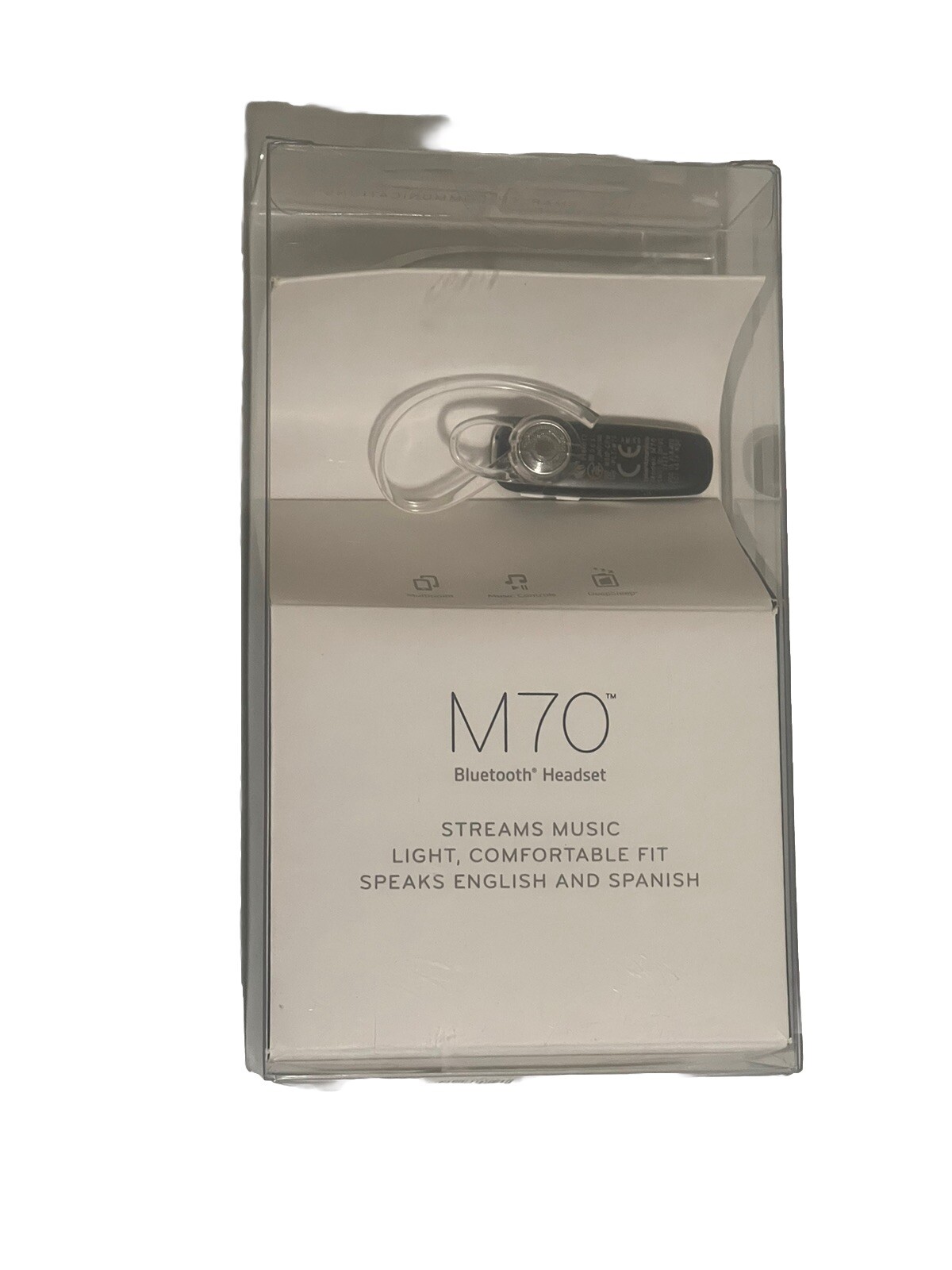 Plantronics M70 Mobile Universal Bluetooth Headset - Black (No Charging ...