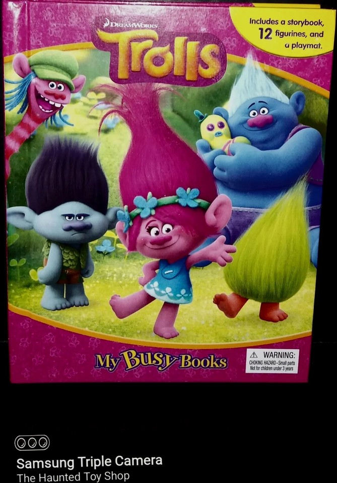 Dreamworks Trolls My Busy Books With 12 Figurines & Playmat COMPLETE | eBay