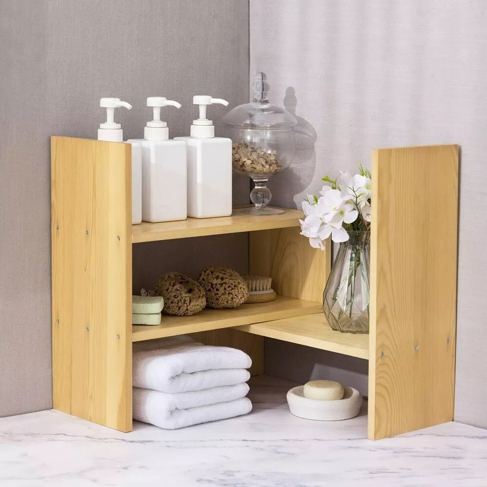 Desk Hutch Dorm Top Only Clamp On Desk Organizer Shelf With Pegboard ...