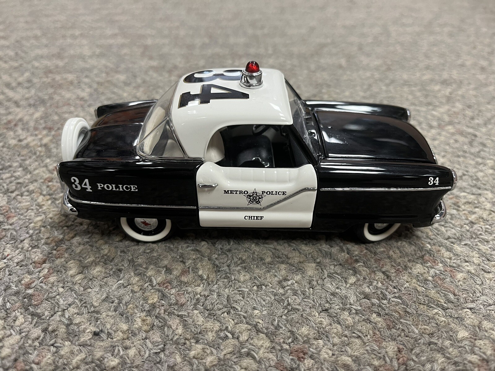 + Franklin Mint 1956 Nash Metropolitan Police Chief Diecast Car w/ Box ...