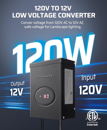 Landscape Transformer Input Voltage 120VAC, 60Hz Output 12VAC, Max ...