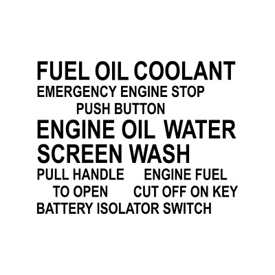 LEGAL LETTERING SET COACH BUS MINIBUS LEGAL 25MM PSV PCV LETTERING ...