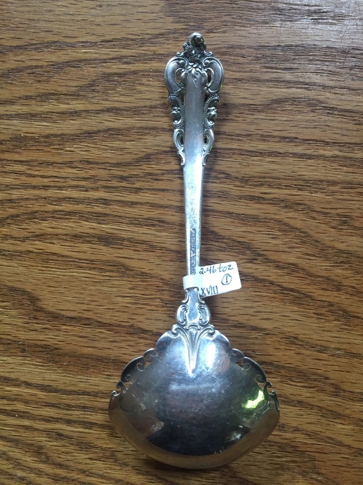 Grande Baroque by Wallace Sterling Gravy Ladle | eBay
