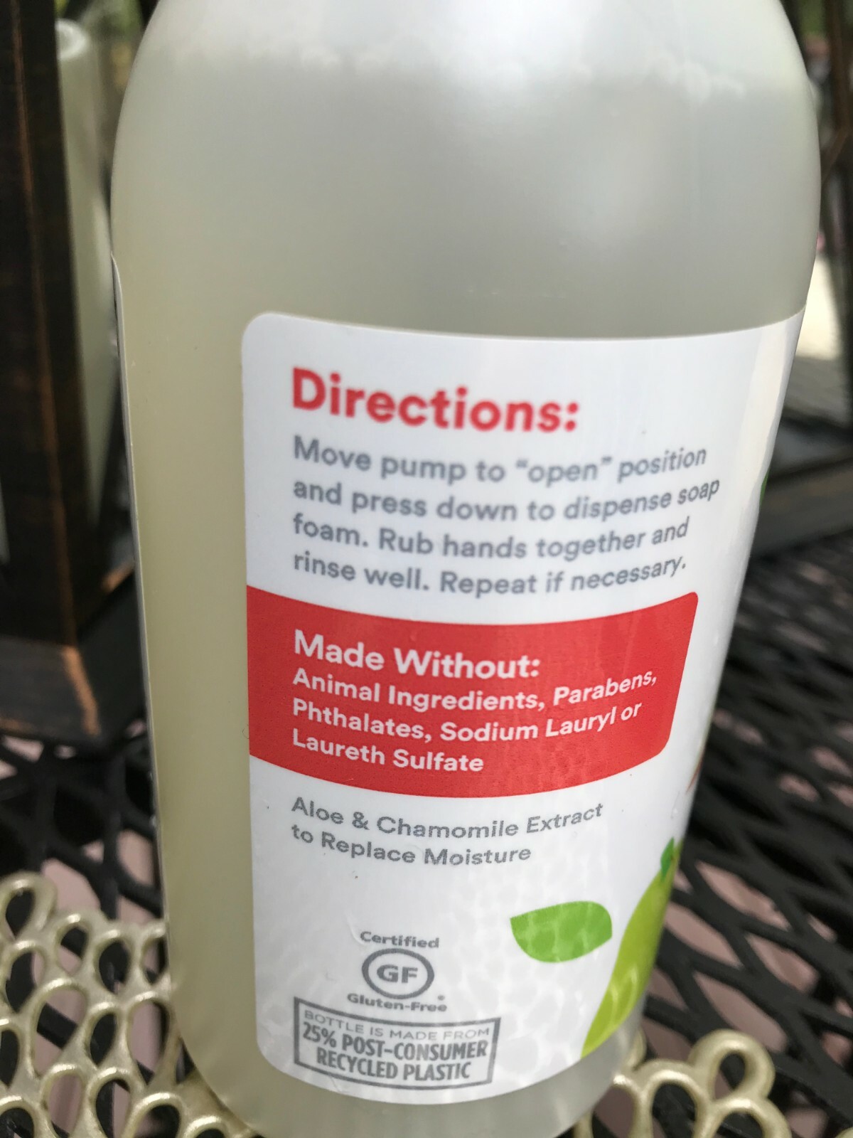 Whole Foods Market 365 Gentle Foaming Hand Soap McIntosh Apple or Pear ...