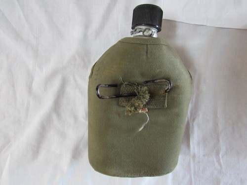 Vintage U.S. Army Military Cover & Aluminum Canteen, circa 1943. -D | eBay