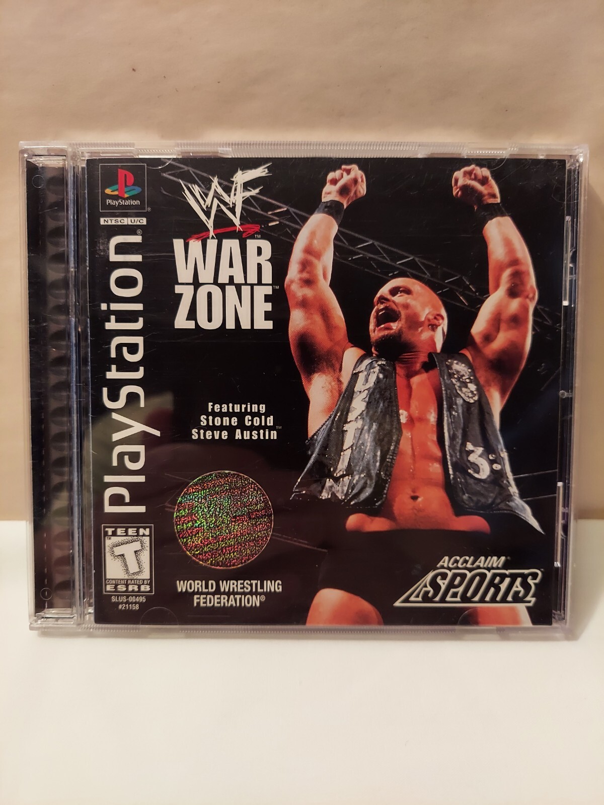 WWF War Zone PS1 Black Label Stone Cold Steve Austin PlayStation 1 | eBay