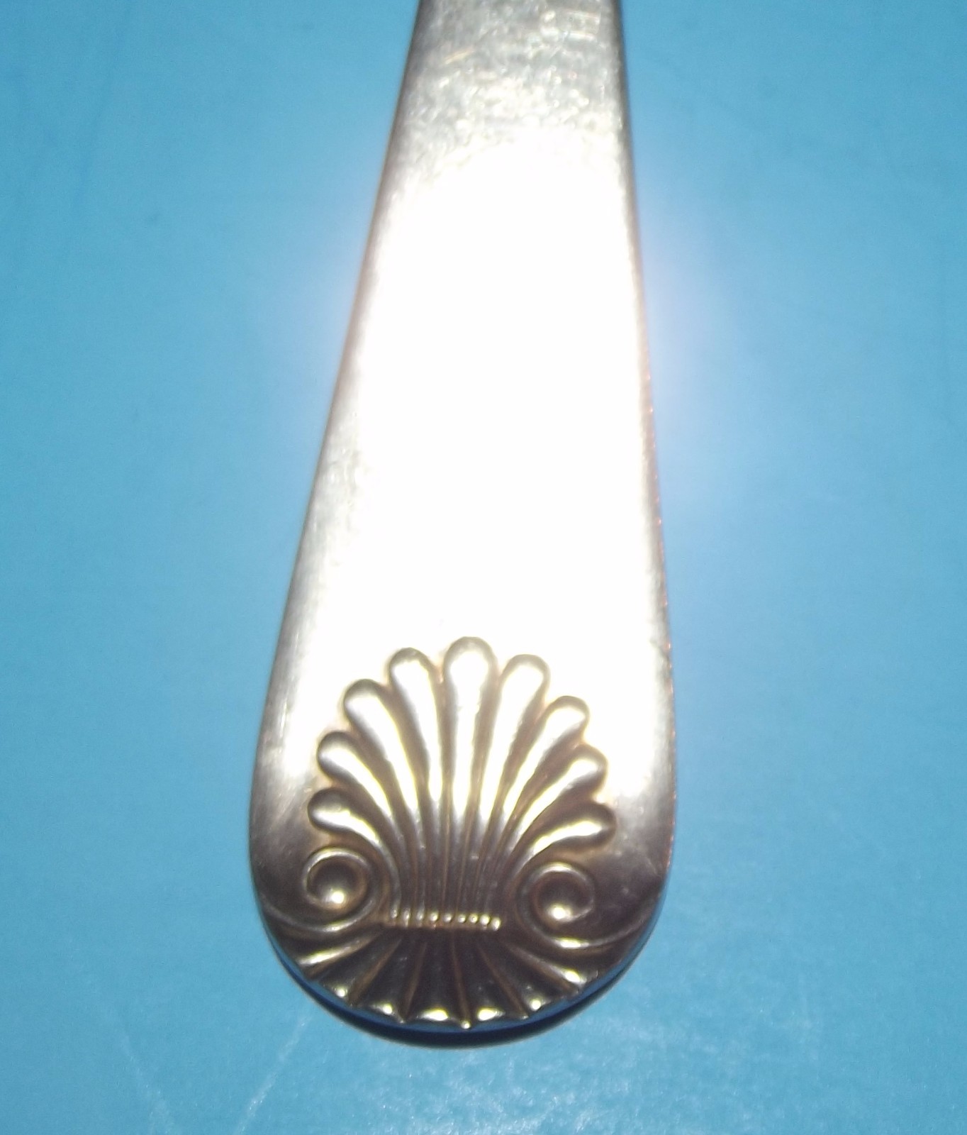 WM Rogers AA Shell Twist Serving Spoon Ladle about 9" long Vintage ...