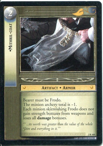 Lord Of The Rings CCG Card MoM 2.R105 Mithril Coat | eBay