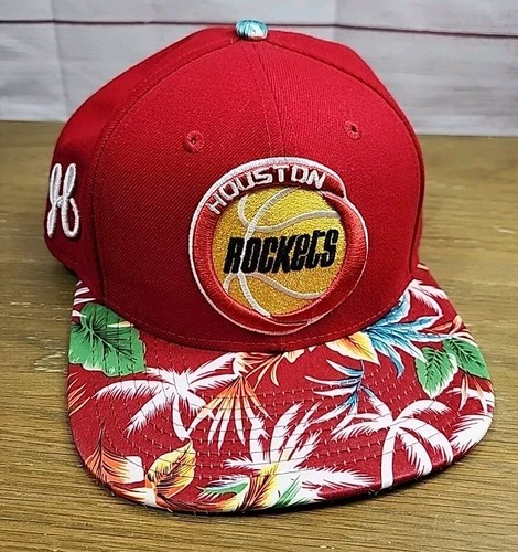 Houston Rockets hat cap snap back new era 9fifty mens red hawaiian ...