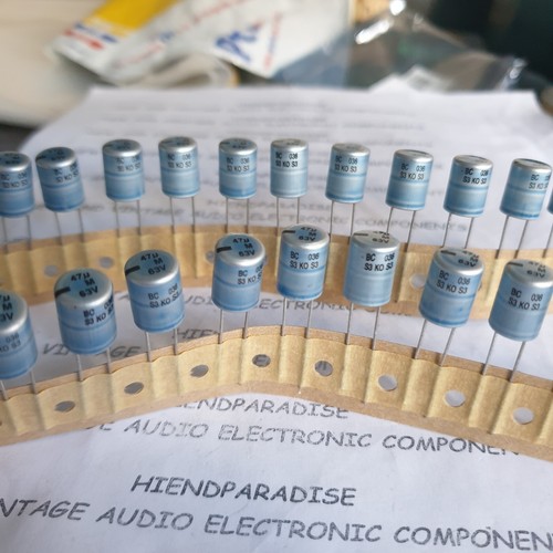 NOS BC PHILIPS 47UF 63V 036 HI END LOW LEAKAGE CAPACITORS FOR AUDIO ...