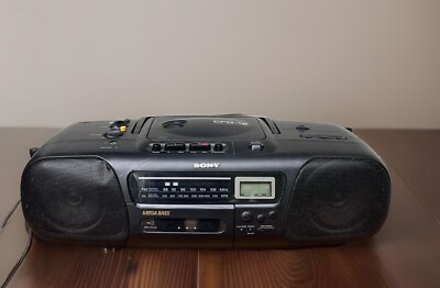 SONY CFD-12 Boombox CD Radio Tape Player/Recorder Mega Bass | eBay
