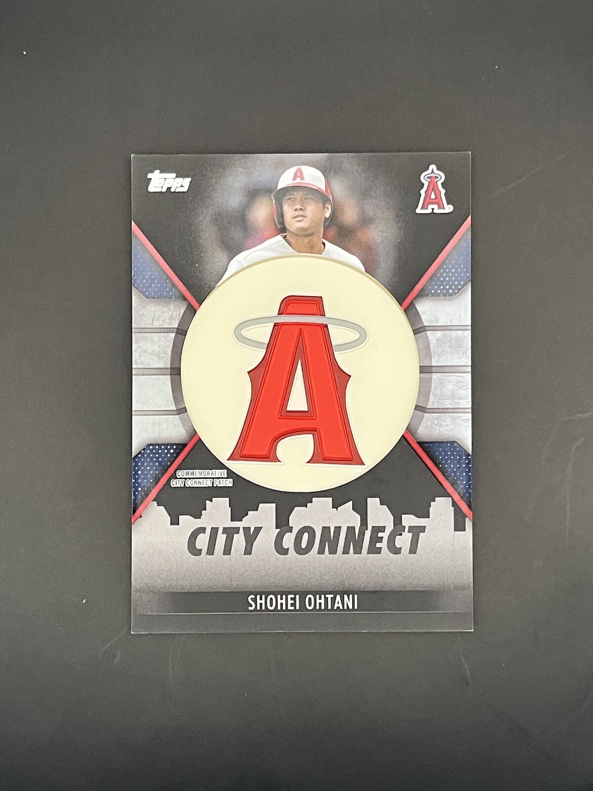 2023 topps baseball series 1 city connect cap patch shoei ohtani /299 ...