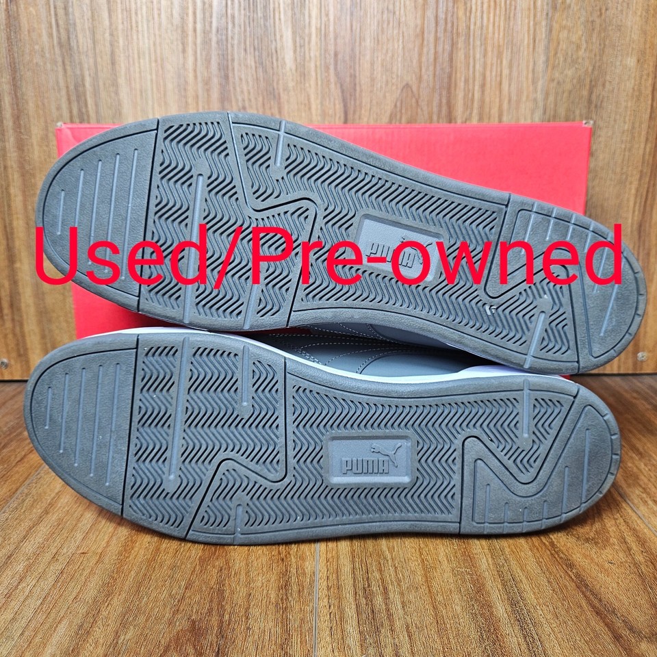 PUMA Men's Skate Sneakers Lace-up Court Shoes ~ Gray ~ Various Sizes | eBay