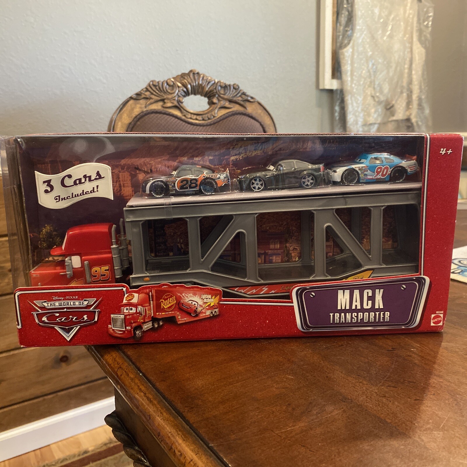 Disney Pixar Cars Ponchy Wipeout’s hauler Bumper Save #90 trailer set ...