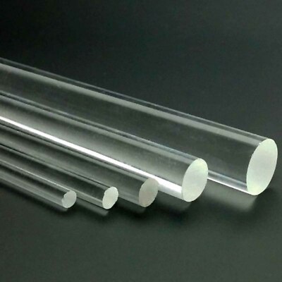 1m Length Acrylic Perspex Rod Clear Various Diameters | eBay Australia