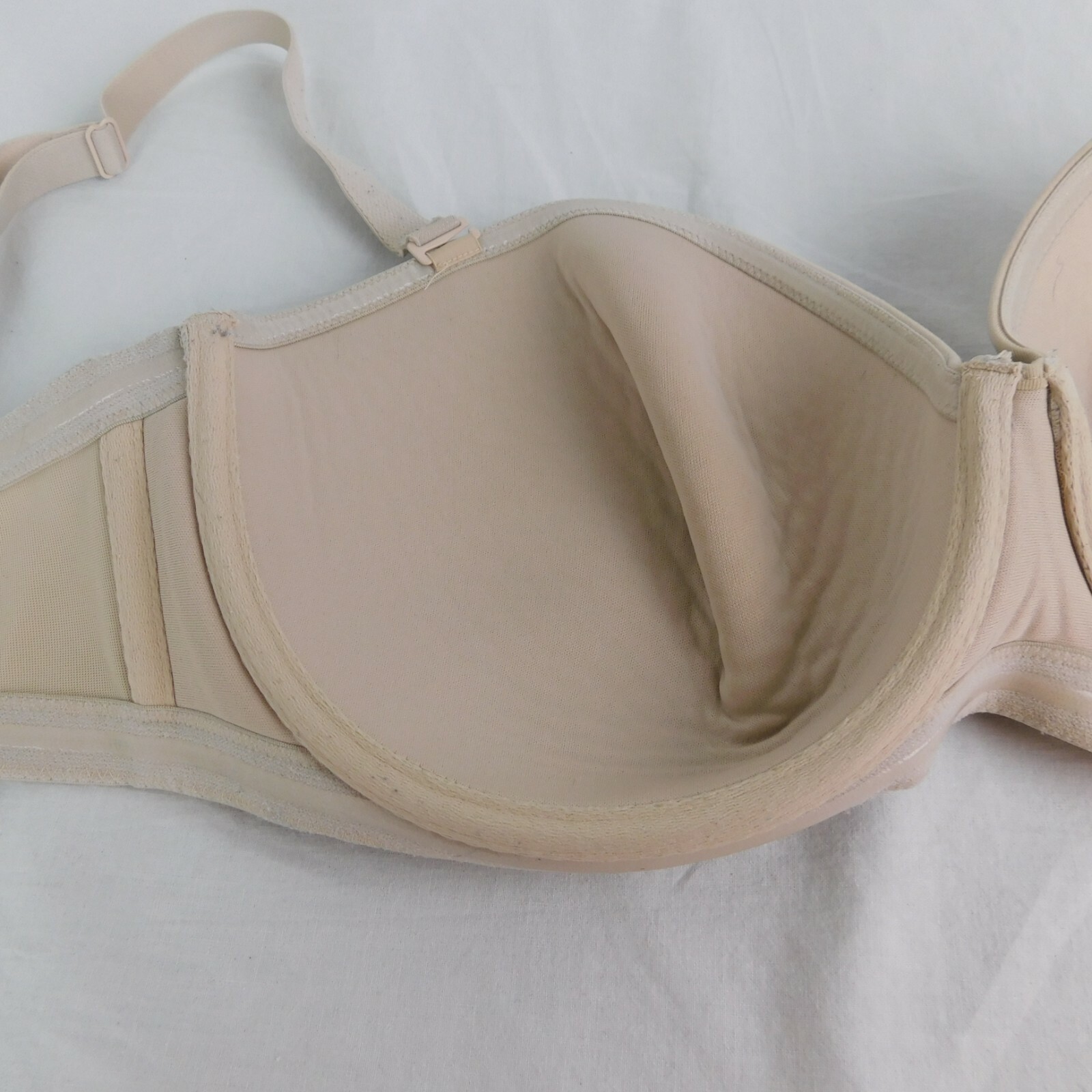 Wacoal Beige Nude Padded Underwire Bra Size 36DDD Nyl… - Gem