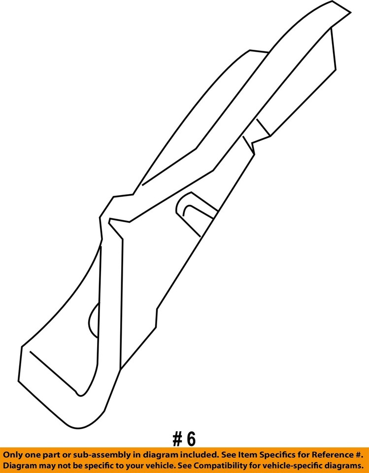 GM OEM 10-20 Impala Fender Structural Components Rails-Rail Reinf ...