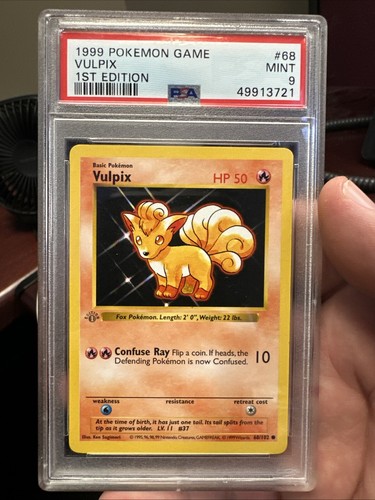 PSA 10 Base Set 1st Edition 1999 Pokémon Game Vulpix 68/102 | eBay