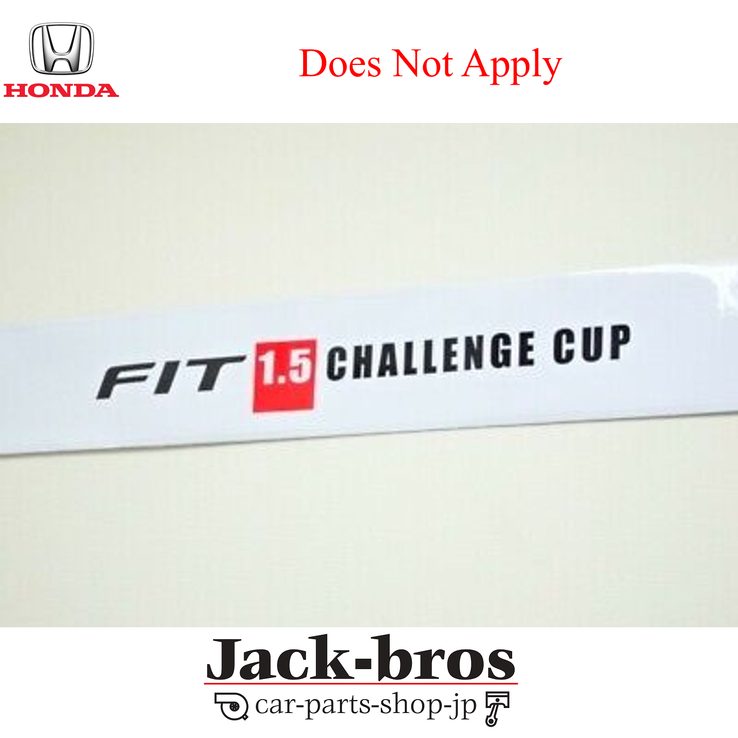 Honda Fit 1.5 Challenge Cup Front window sticker Decal | eBay