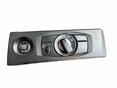BMW E60 E61 5 SERIES HEADLIGHT CONTROL SWITCH ENGINE START STOP SWITCH ...