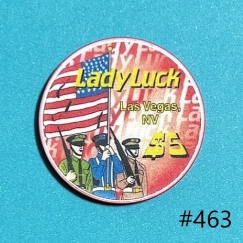 $5 chip Lady Luck Casino 1 of 1111 #463 | eBay