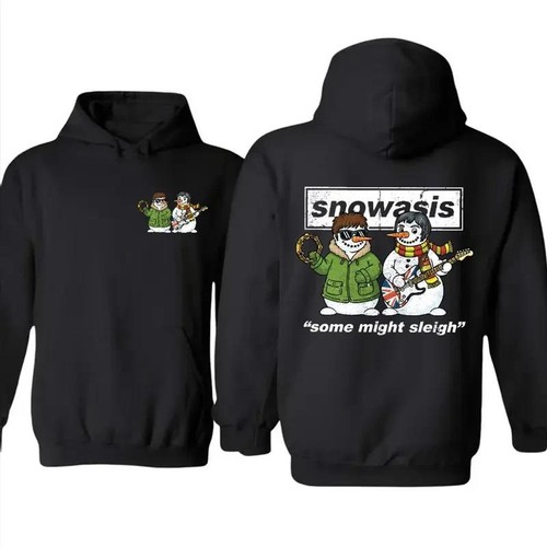 The New Snowasis Some Might Sleigh Christmas Hoodie Classic Funny ...
