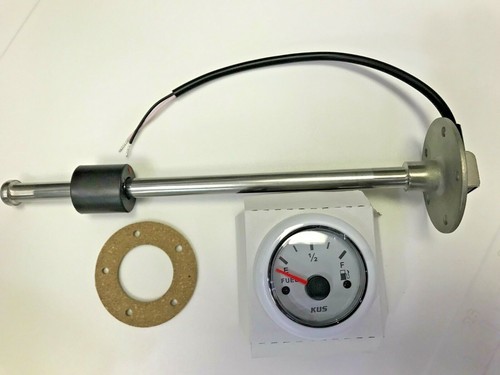 FUEL TANK GAUGE METER AND SENDER 60" STAINLESS WEMA KUS CPFR-WW-240-33 ...