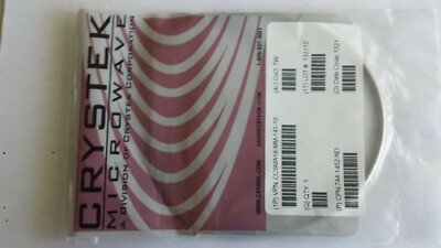 Crystek Microwave CCSMA18-MM-141-10 M SMA to M SMA 10" Formable .141 ...