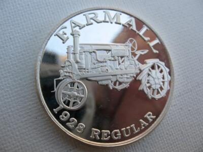 1-OZ RARE FARMALL TRACTOR 1928 REGULAR ENGRAVABLE .999 PURE SILVER COIN ...