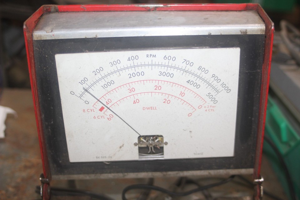 Vintage Snap-On Primary Tach Dwell Meter MT416 | eBay