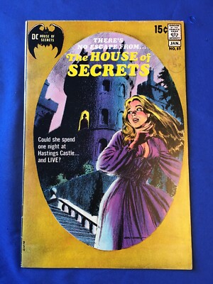 House of Secrets #89 VFN- (7.5) DC ( Vol 1 1971) Classic Gothic cover ...