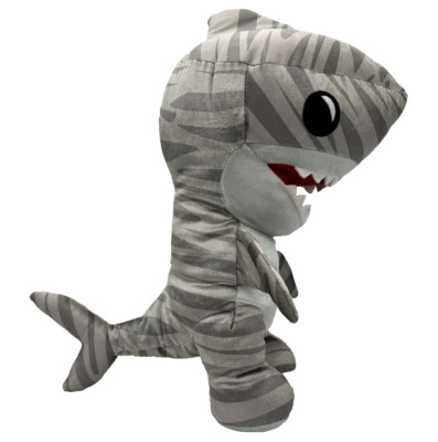 Build A Bear Shark Week Gray Tiger Shark Striped Plush 16 Inches BABW ...