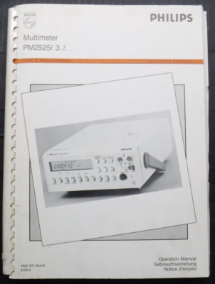Philips Multimeter PM2525/3 Test & Measurement | eBay
