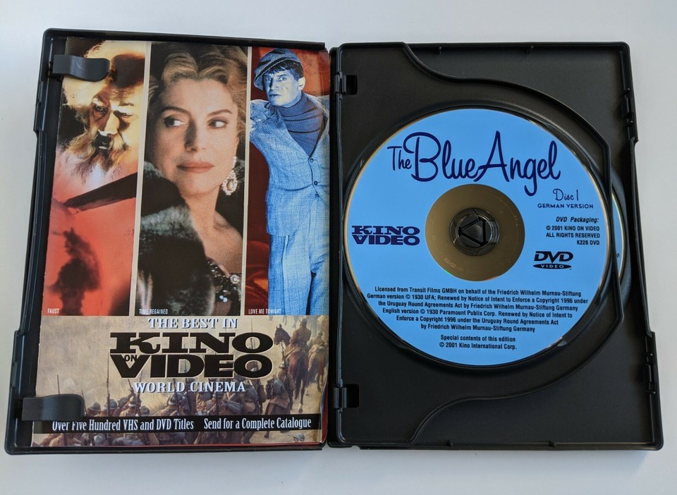 KINO - The Blue Angel SE 2-Disc DVD Set - Marlene Dietrich - REMASTERED LIKE NEW 738329022624| eBay