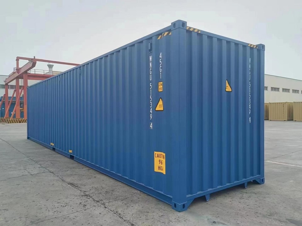 40ft High Cube Shipping Container , RAL 5010,One trip, £3600 | eBay UK